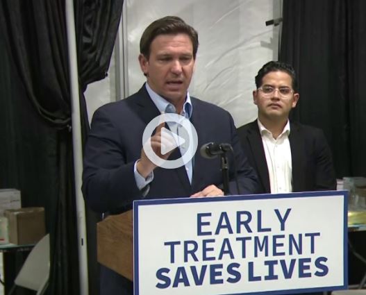 Gov. Ron DeSantis announces new Regeneron treatment site in Pembroke ...